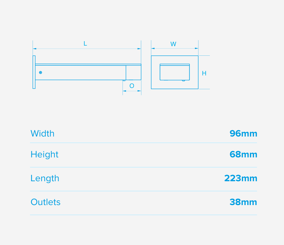 ThriiTap+ Wall Mounted (3-in-1 Tap) | Wallgate Ltd